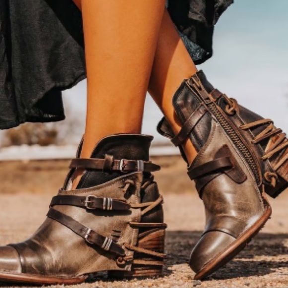 freebird | Shoes | Freebird Brown Heeled Boots | Poshmark